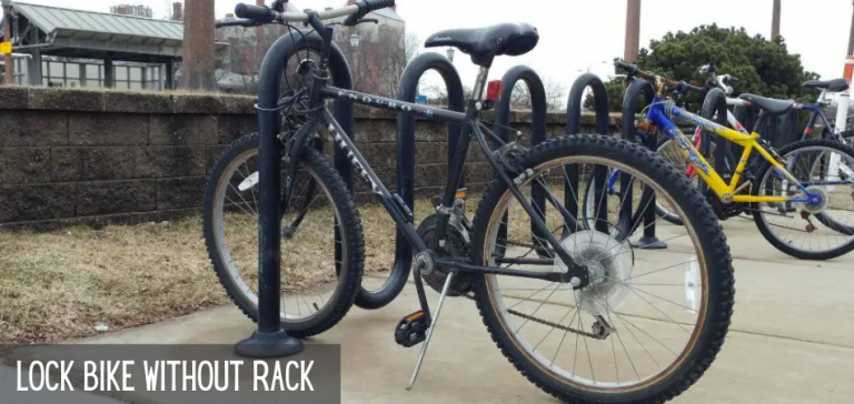 How to Lock a Bike Without a Rack & Properly: A Guide In 2023