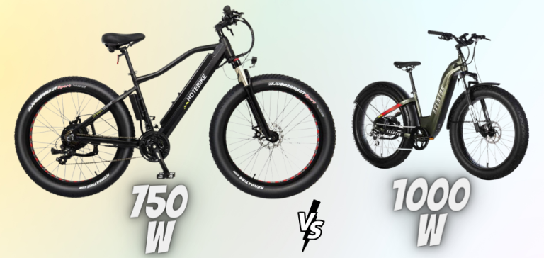 750w vs 1000w ebike [Which One to Choose?]